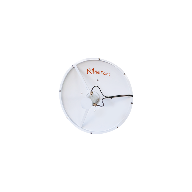 Antena blindada de alto rendimiento de 2 ft, 3.3-3.9 GHz, Ganancia 26 ...