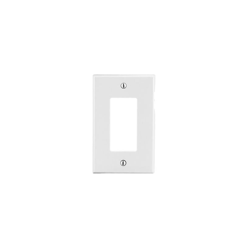 Tapa para Contacto Rectangular Color Blanco.